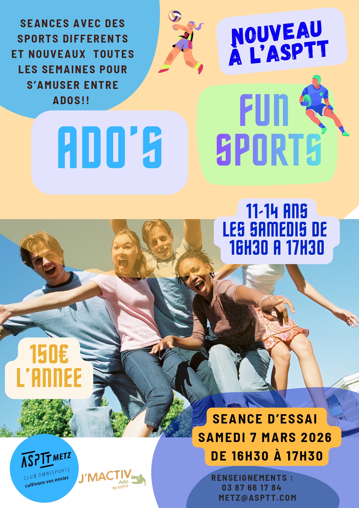 J'Mactiv ADO'S FUN SPORTS - ASPTT Metz Club Omnisports